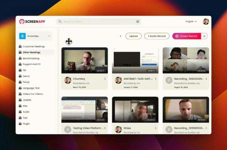 Meeting Recorder | ScreenApp